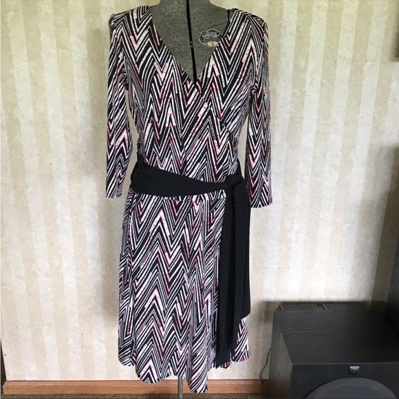 AB Studio | Dresses | Ab Studio Mock Wrap Dress | Poshmark